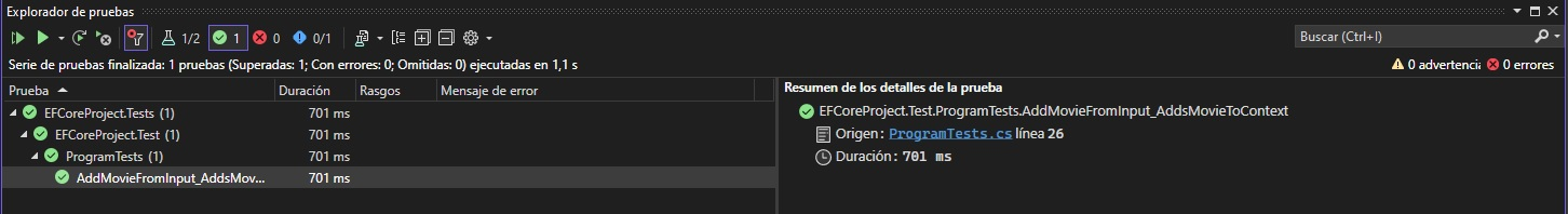 Github Aeloh1mdatabase First Ef Core Unit Testing