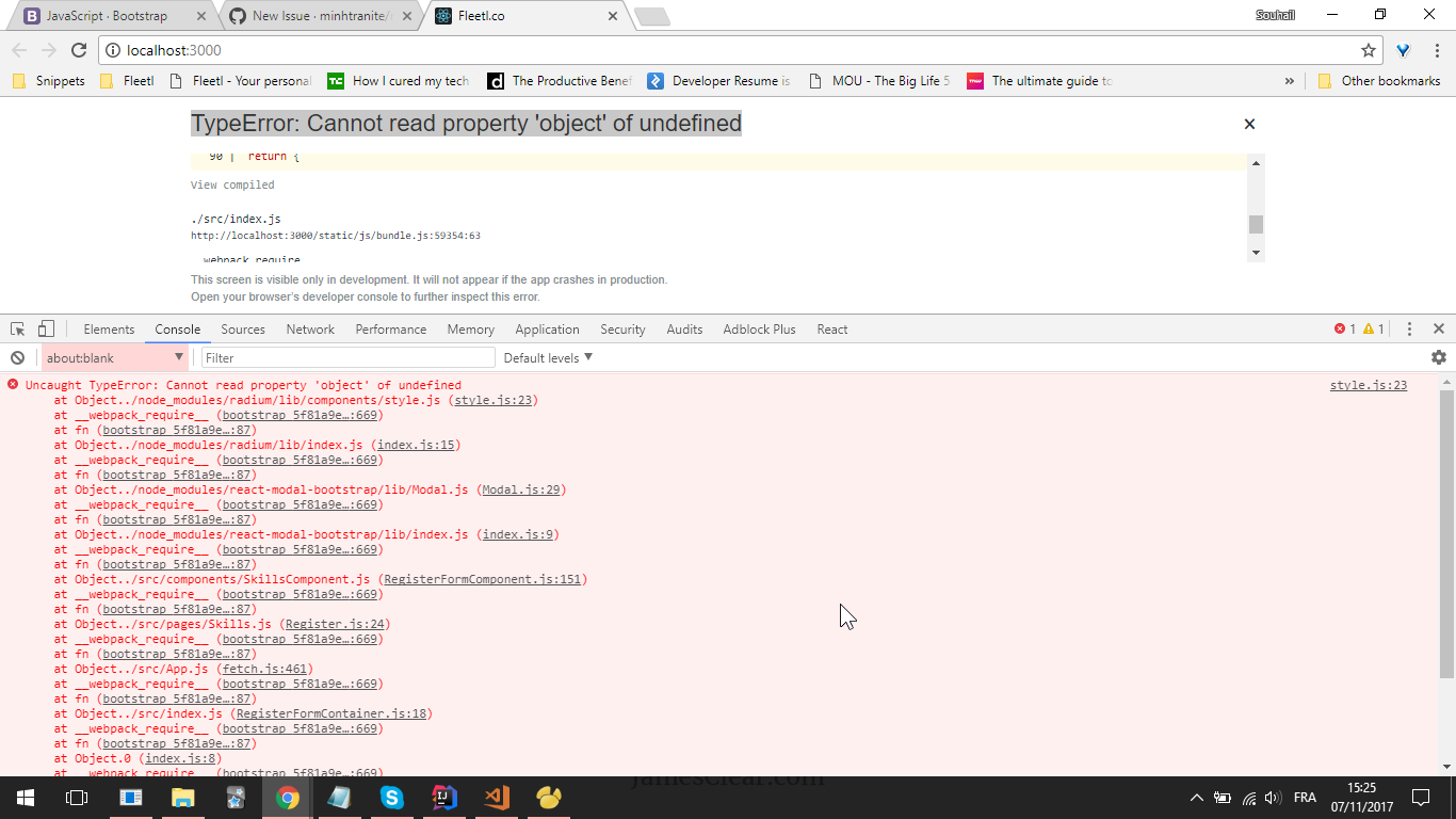 Typeerror Cannot Read Property Object Of Undefined · Issue 17 · Minhtranite React Modal