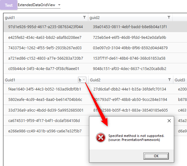 IsAutoFilterEnabled is not supported when ItemsSource is a DataTable type · Issue #103 · dotnet ...