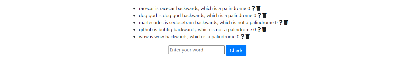 GitHub - martecodes/palindrome-express: palindrome with express