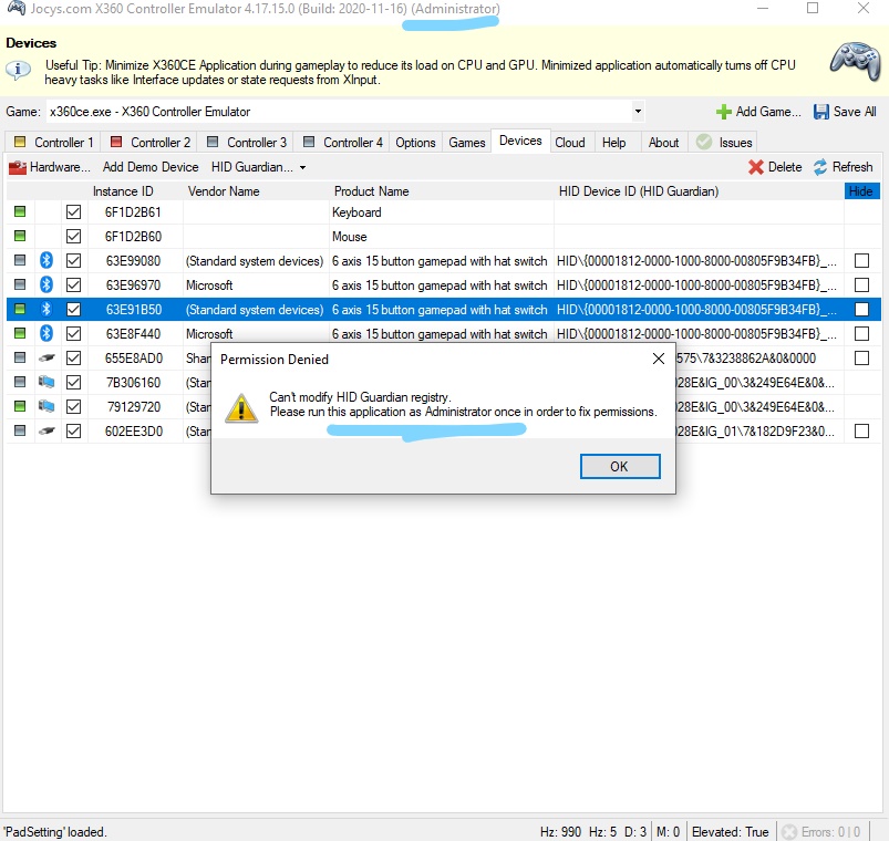 can't hide HID · Issue #1446 · x360ce/x360ce · GitHub