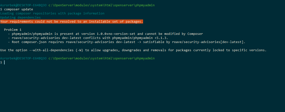 Problem with config.inc. · Issue #17533 · phpmyadmin/phpmyadmin · GitHub