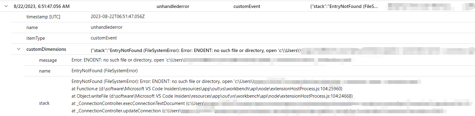 Data sanitization for uncaught exception telemetry? · Issue #179 · microsoft/vscode-extension ...