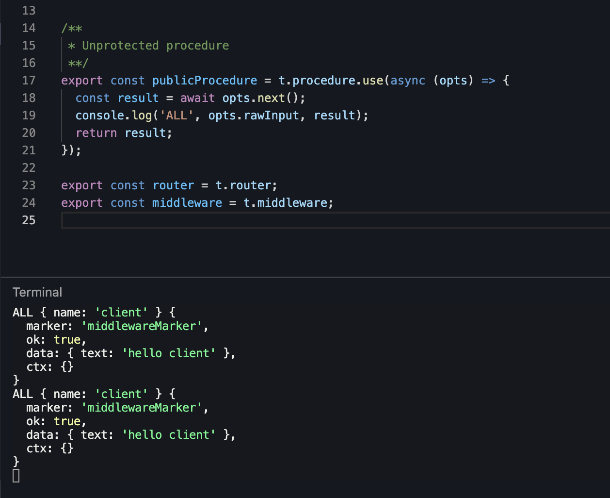 Docs Logging Middleware Example To Include Response Object Retrieval