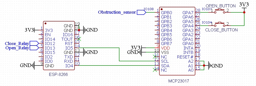 MCP23017 in Window Covering · Issue #2095 · RavenSystem/esp-homekit-devices · GitHub
