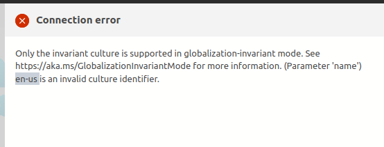 Error: Only the invariant culture is supported in globalization-invariant mode. · Issue #22730 ...