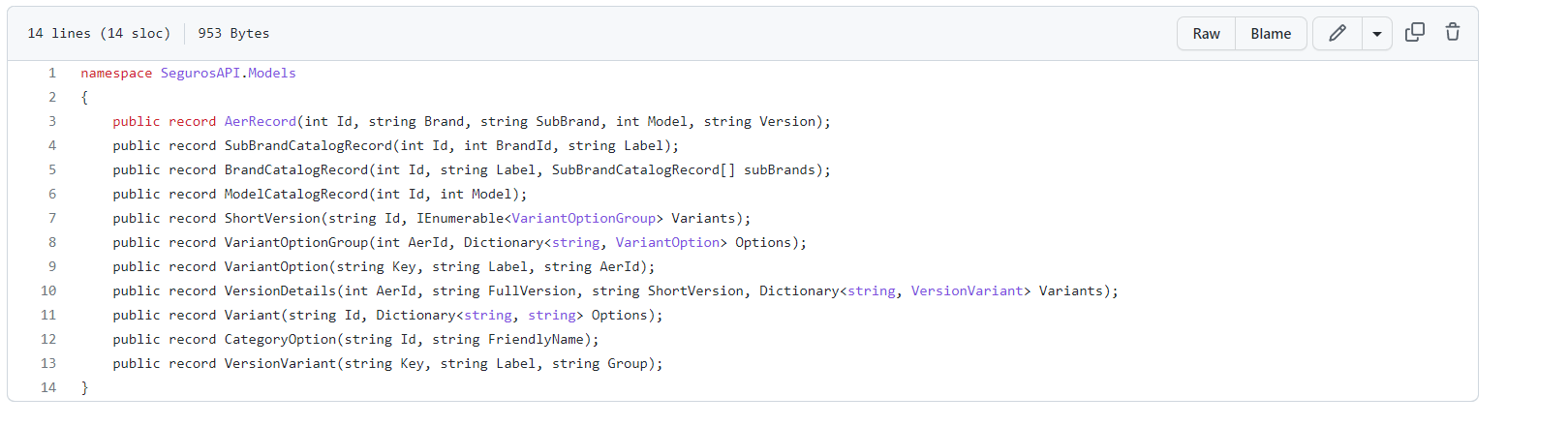 Github C Highlight Breaks When Using Newer C Features Like Record In A Single Document