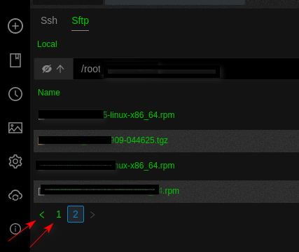 sftp 文件浏览 翻页无法点击 · Issue #2306 · electerm/electerm · GitHub