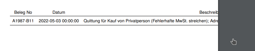 Beschreibung In Belege Pdf Wird Nur Einzeilig Angezeigt · Issue 196 · Openadministrationstufis 