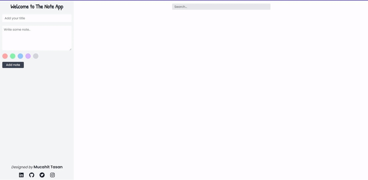 GitHub - mucahittasan/Note-App-Redux
