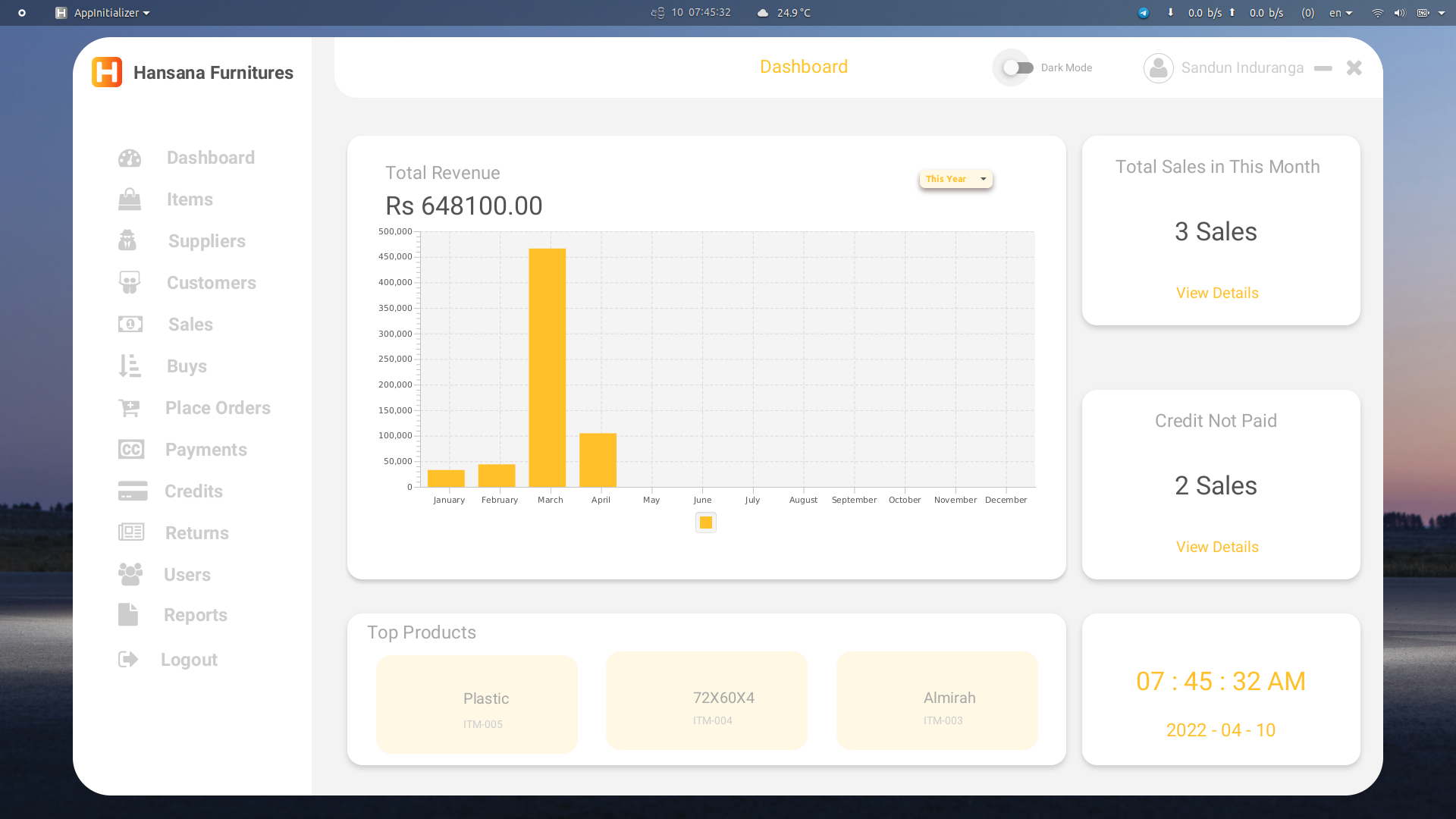 GitHub - Sandun-Induranga/Furniture-Management-System: This is a JavaFX stand-alone application