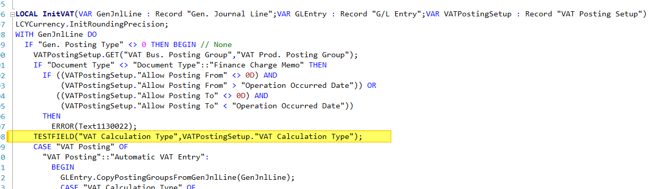Extensibility Issue Codeunit 12 Initvat · Issue 3151 · Microsoftalappextensions · Github