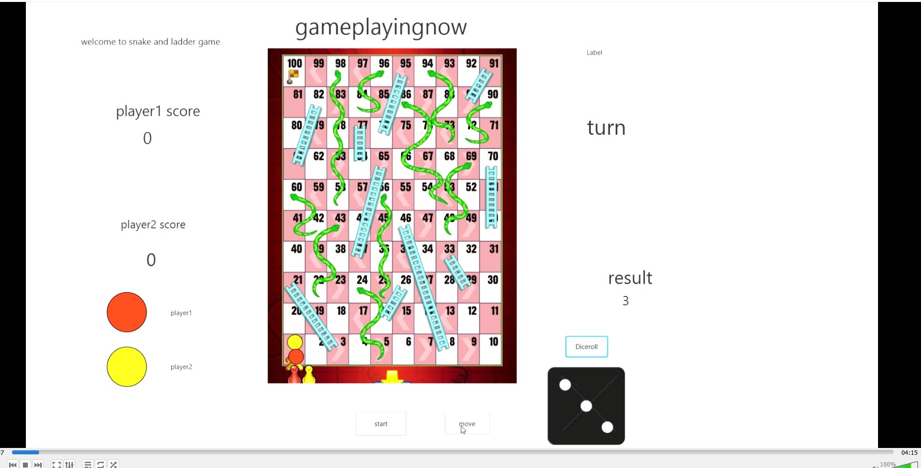 GitHub - MDZAID123/Snake_and_ladder_game