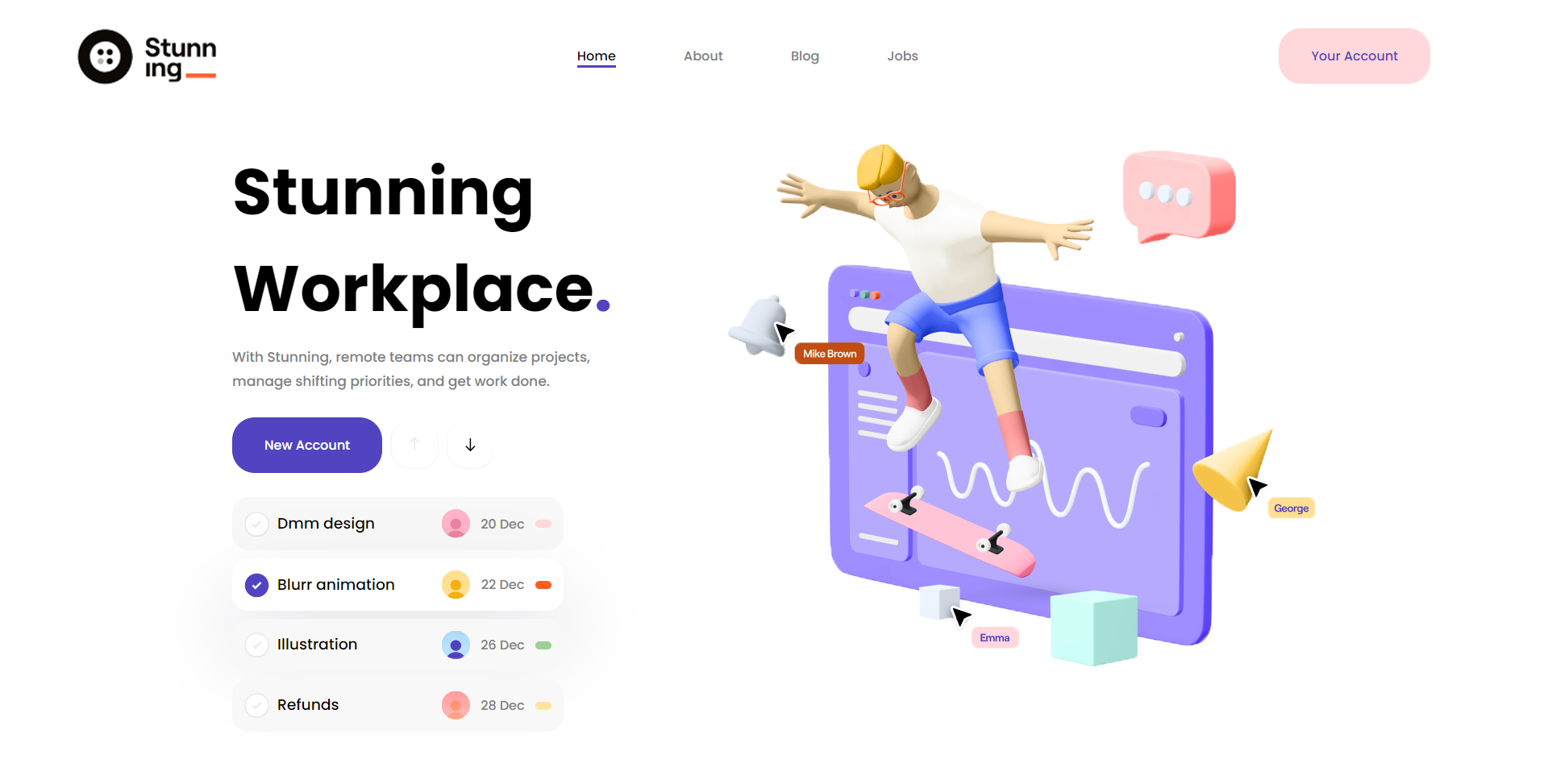 GitHub - HumayunK01/stunninglandingpage