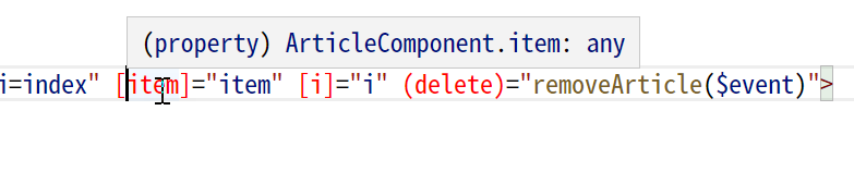 Component Directive Cant Show Intellisense Properly When Using Any Structural Directives With
