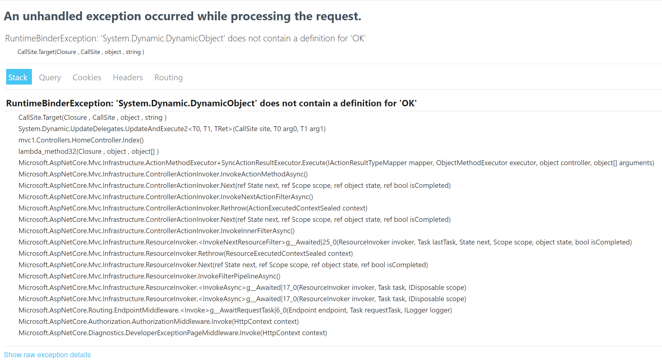 Modify ViewBag in Controller will cause RuntimeBinderException in 6.0.0-preview4 · Issue #33325 ...