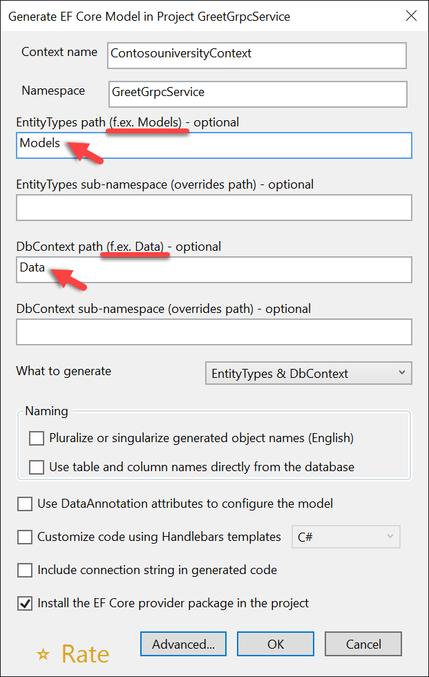 Reverse Engineer - Suggest some Default Values · Issue #1367 · ErikEJ/EFCorePowerTools · GitHub