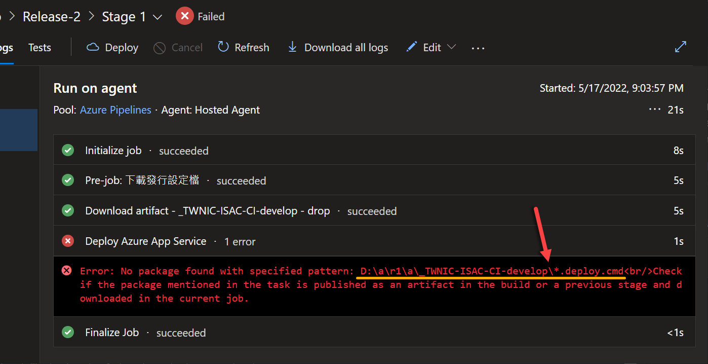 AzureRmWebAppDeploymentV4 unable to use Publish Profile if user choose a folder · Issue #16329 ...