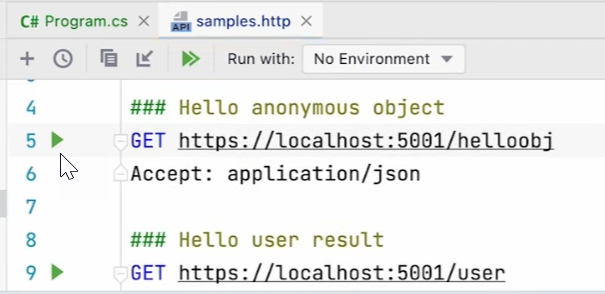 Add a "Run" button on the left of the HTTP request · Issue #1038 · Huachao/vscode-restclient ...