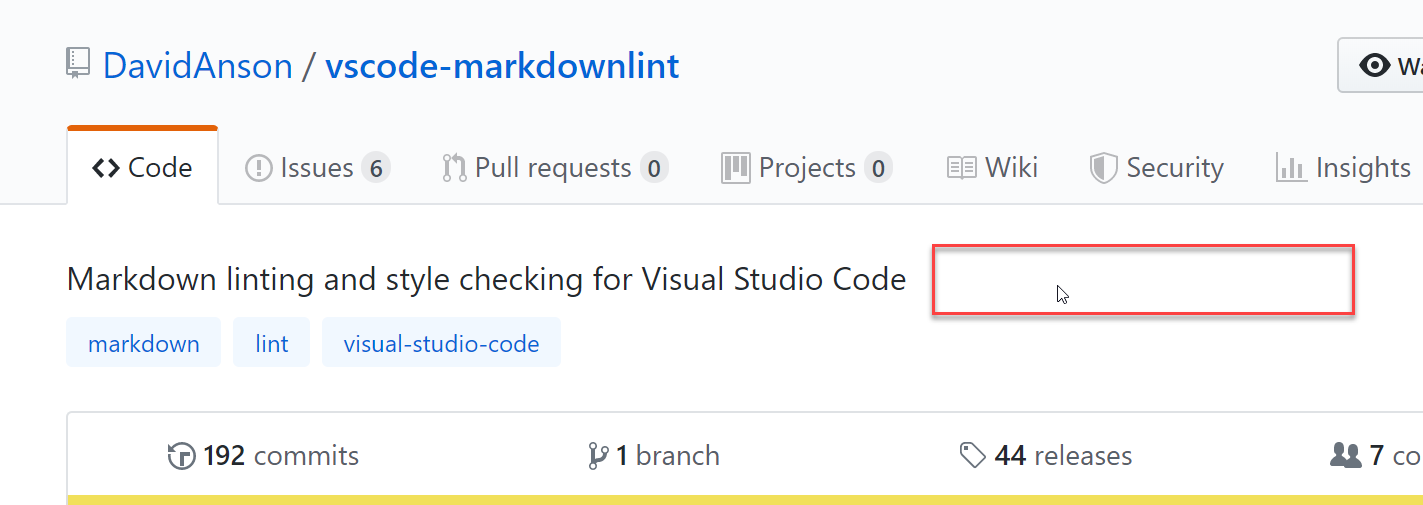 Put vscode extension link on to GitHub repo · Issue #91 · DavidAnson/vscode-markdownlint · GitHub