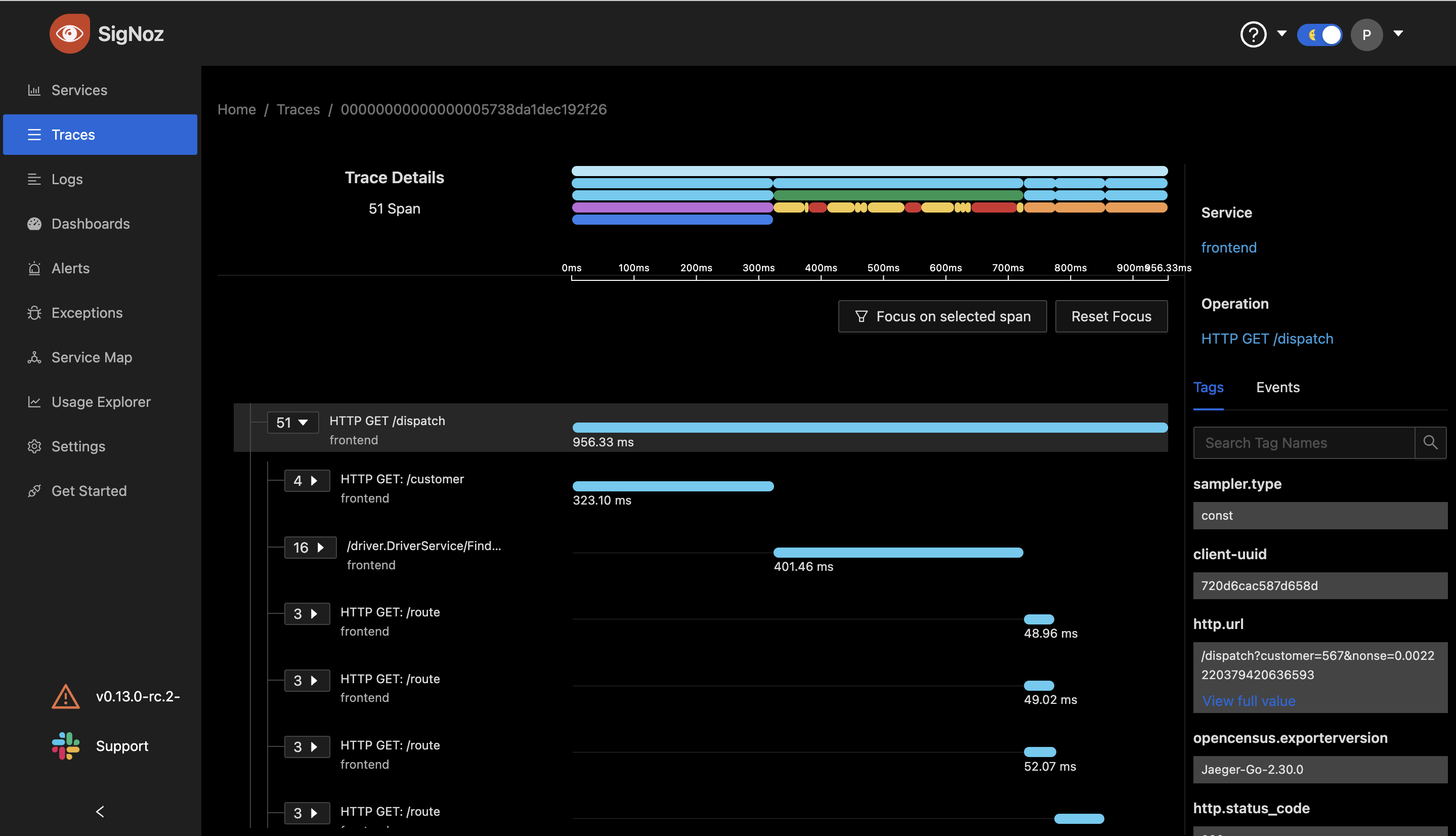 FE: Trace Details issues while rendering the text in light and dark mode · Issue #2086 · SigNoz ...
