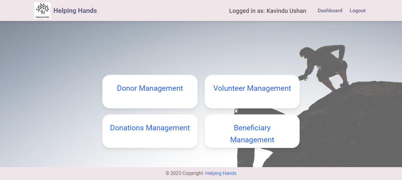 GitHub - KavinduR98/Charity-Program-Management-System: Web-based full stack application that ...