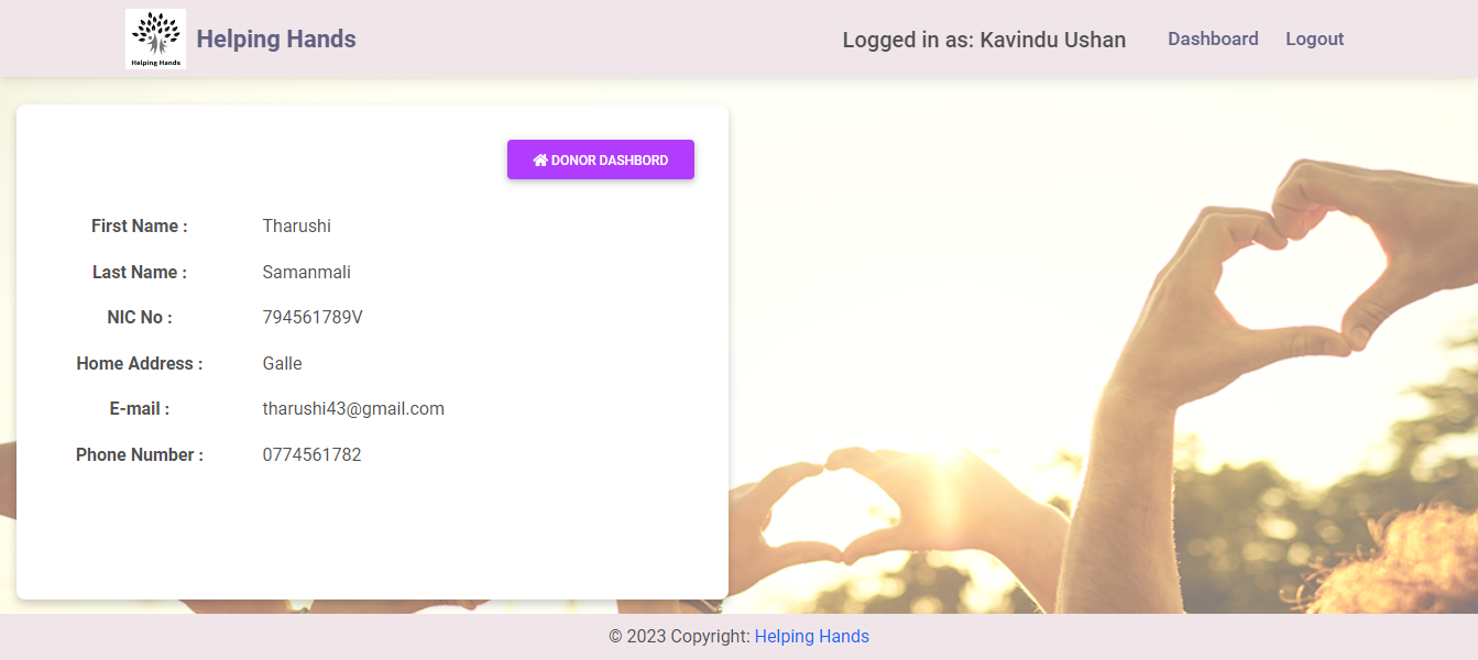GitHub - KavinduR98/Charity-Program-Management-System: Web-based full stack application that ...