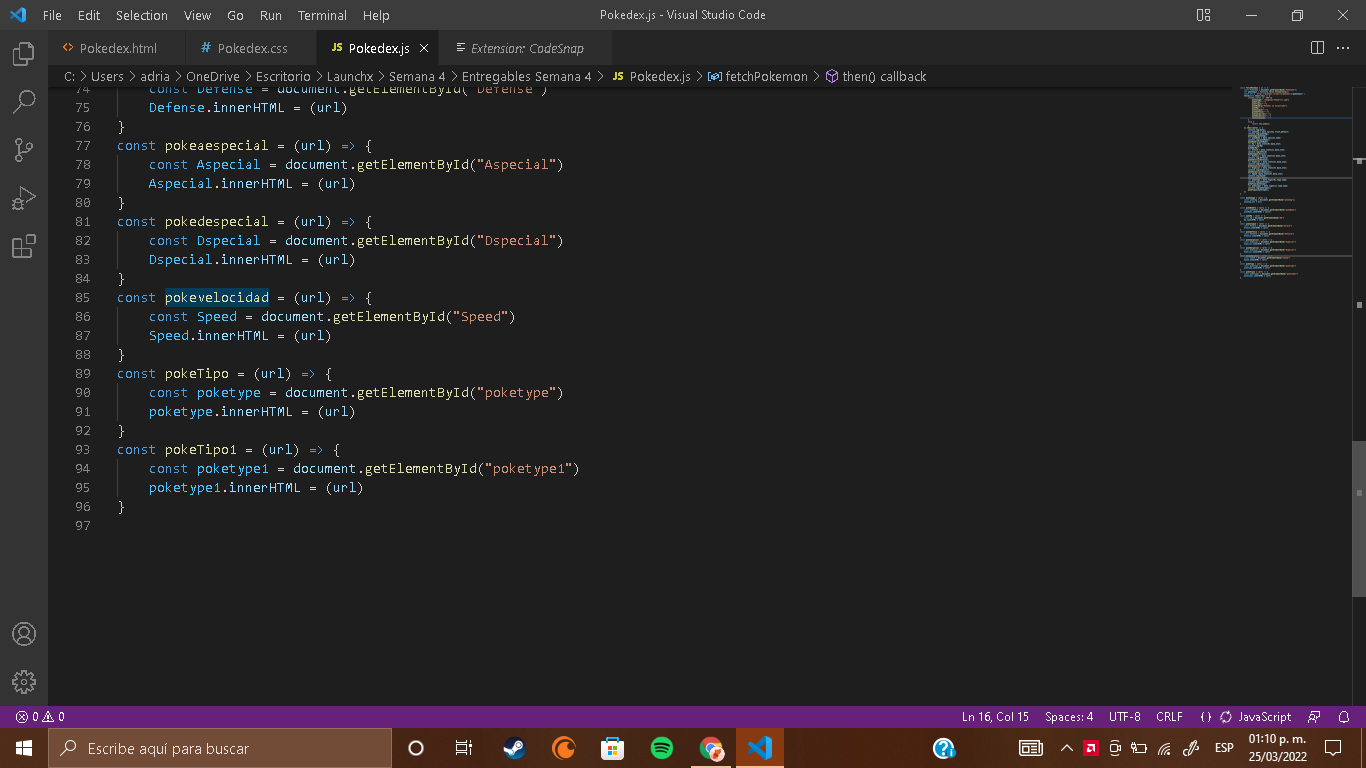 Error en la pokedex · LaunchX-InnovaccionVirtual FrontEnd-Mision ...