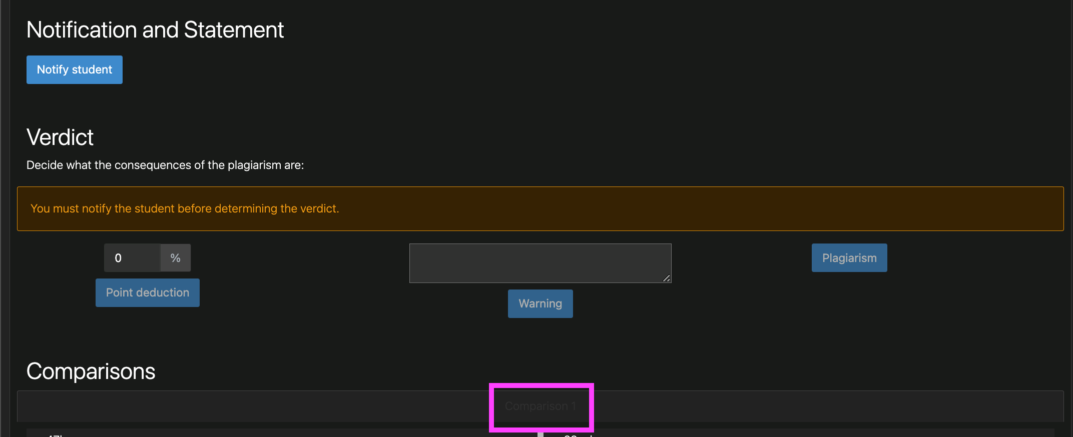 `Dark mode`: Comparison title not readable · Issue #5538 · ls1intum/Artemis · GitHub