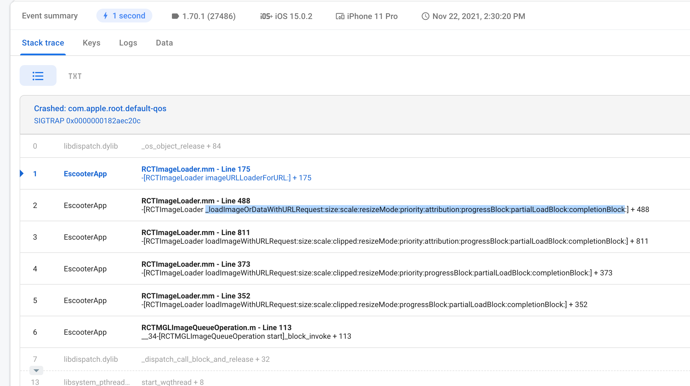 [iOS] Early crashes with EXC_BREAKPOINT -[RCTImageLoader imageURLLoaderForURL:] on Hermes ...