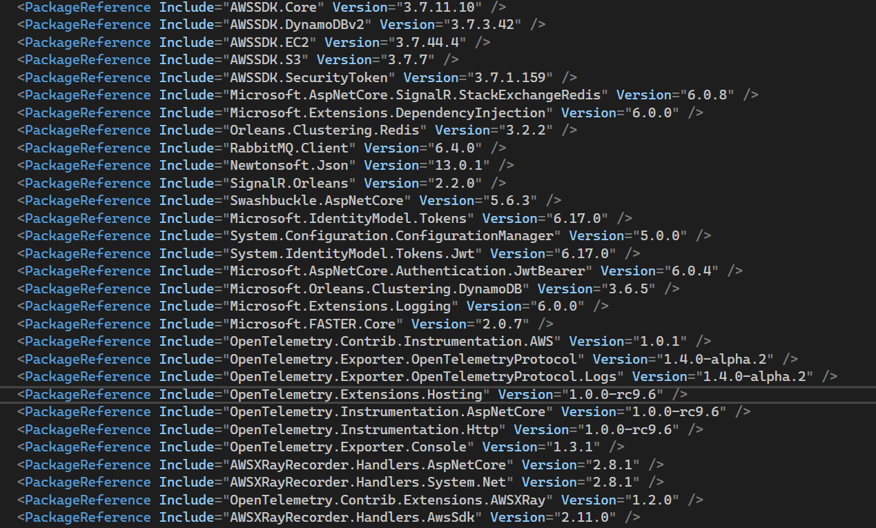 Question: Distributed Tracing in a SignalR + Orleans app using AWS X-Ray · Issue #8251 · dotnet ...