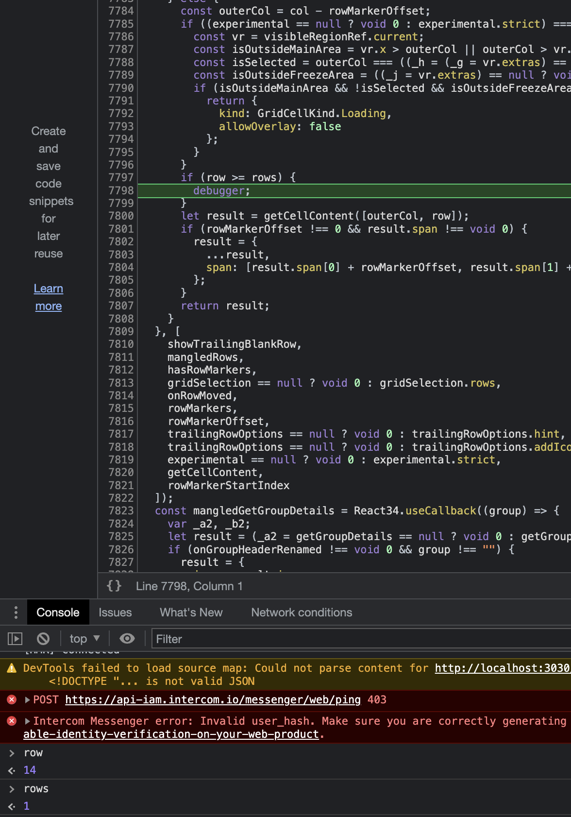 getCellContent called for cells out of range of the rows prop · Issue ...
