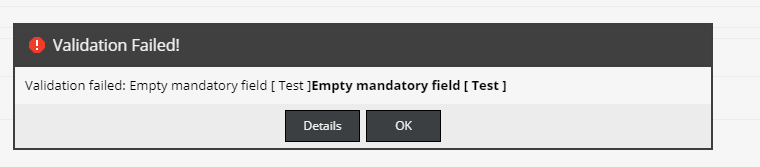 Error message when trying to save a data object with empty mandatory fields · Issue #10339 ...