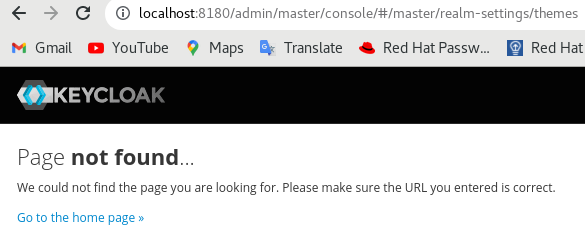 Getting page not found after changing to old keycloak theme. · Issue #18162 · keycloak/keycloak ...