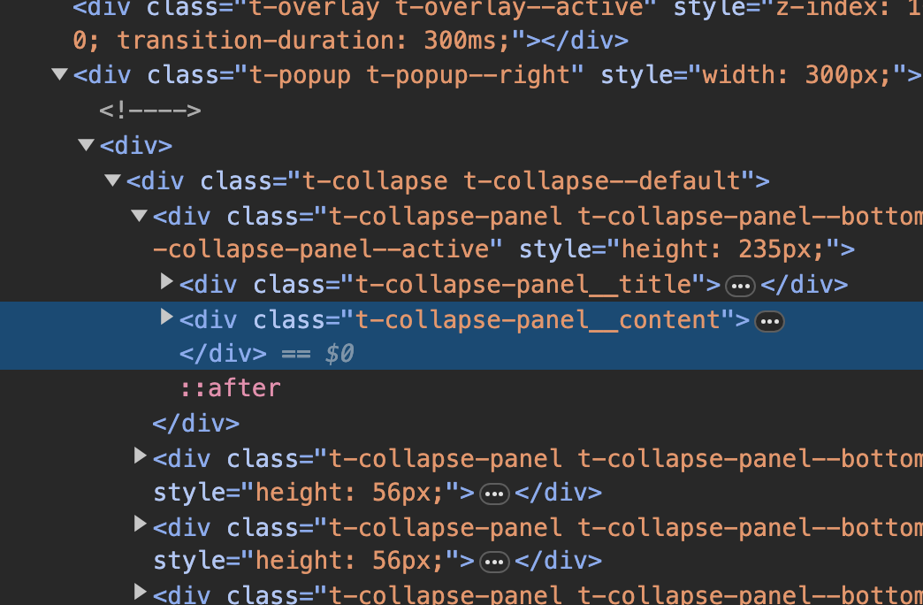 [Collapse] 在Popup等弹出层中高度计算错误 · Issue #1134 · Tencent/tdesign-mobile-vue · GitHub