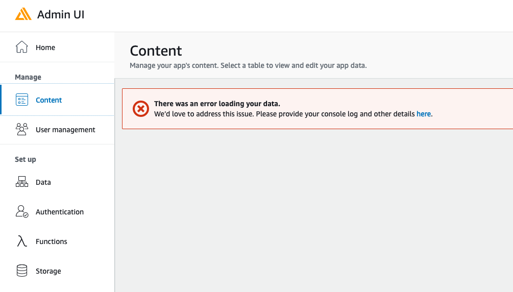Admin Ui Stuck At Deploying After Pressing Save And Deploy · Issue 331 · Aws Amplifyamplify