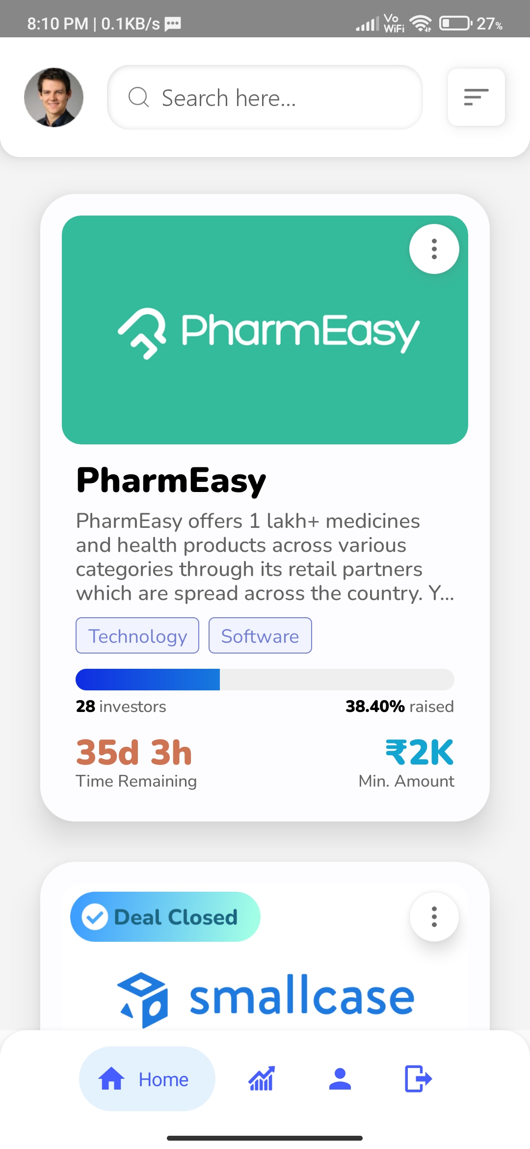 GitHub - altajvirani/Nivesh: A Start-up Investment & Crowd-Funding App made in Android Java.
