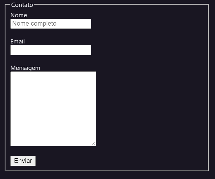 GitHub - yasmin-medeiros/Formularios: Criação de formulários