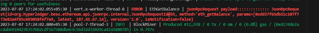 How to log request.headers() in besu RPC call: JsonRpcRequest jsonRpcRequest = request ...
