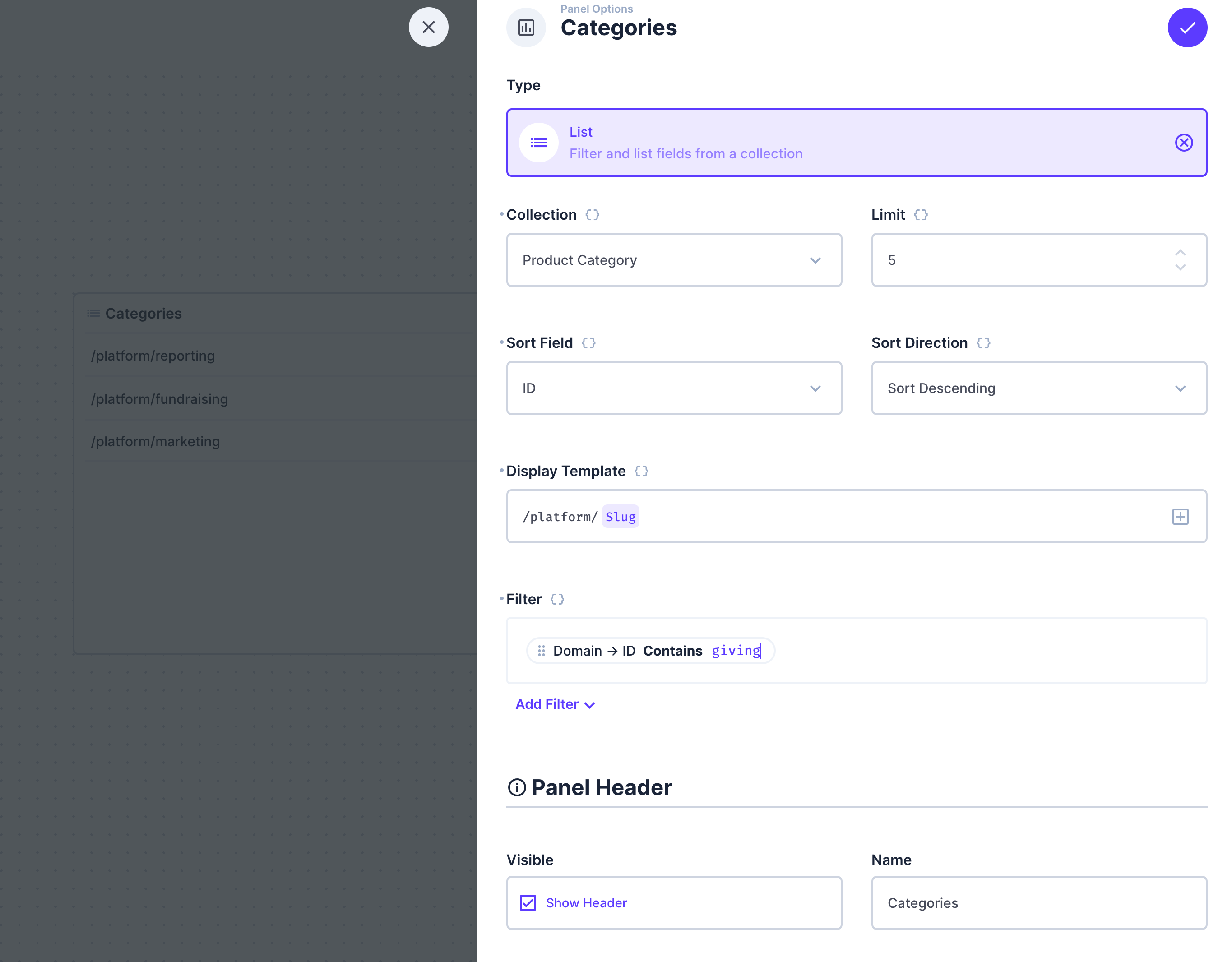Insights dashboard - List panels no longer link to listed collection items. · Issue #15915 ...