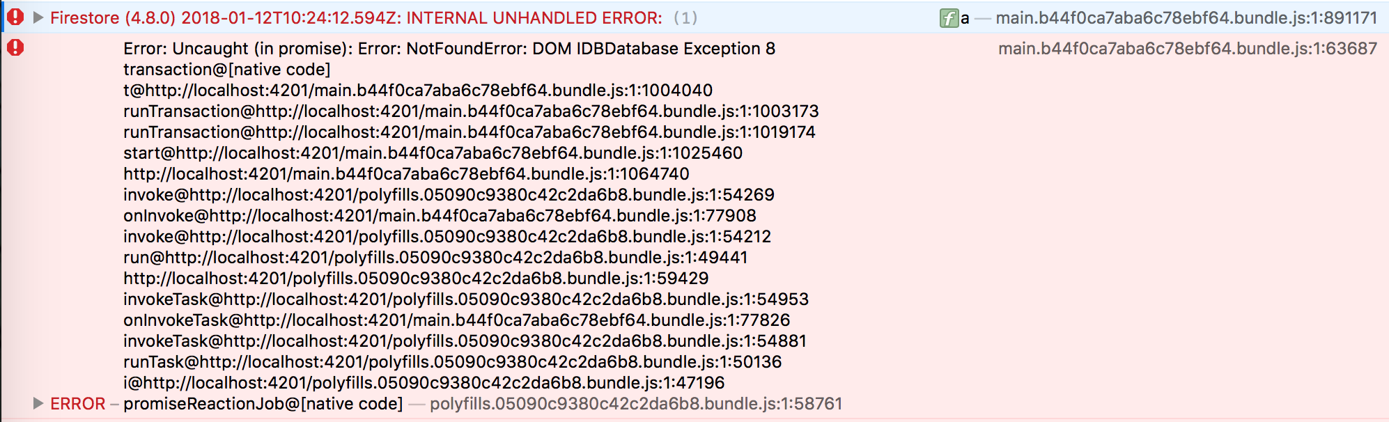 Firestore not working not working in Safari 9 on iOS · Issue #431 · firebase/firebase-js-sdk ...