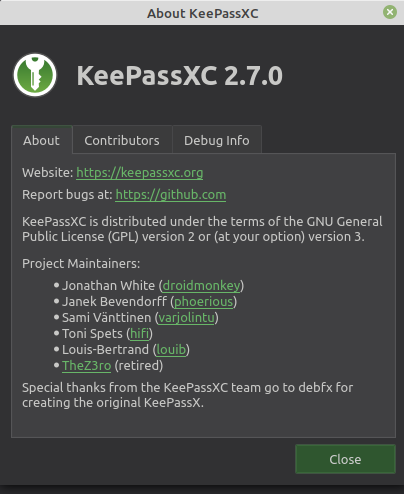 Support for KeepassXC 2.7.0 (and above) · Issue #924 · asbru-cm/asbru-cm · GitHub