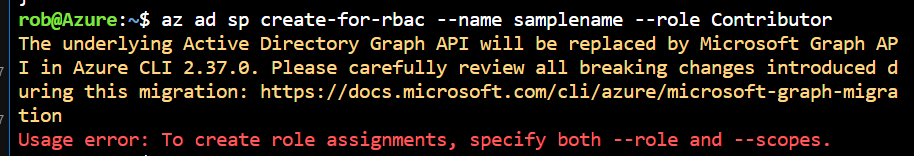 M05-LAB12: Service Principal creation failure · Issue #232 ...