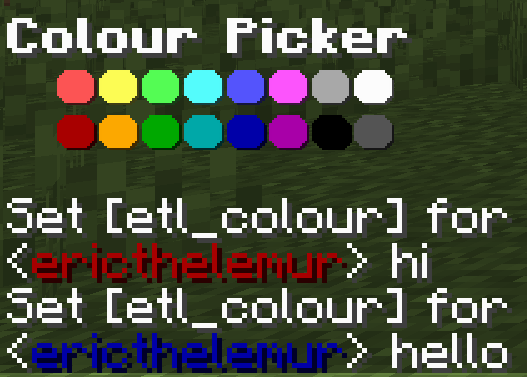 ETL Utils: Name colour and coloured pings v1.2 Minecraft Data Pack