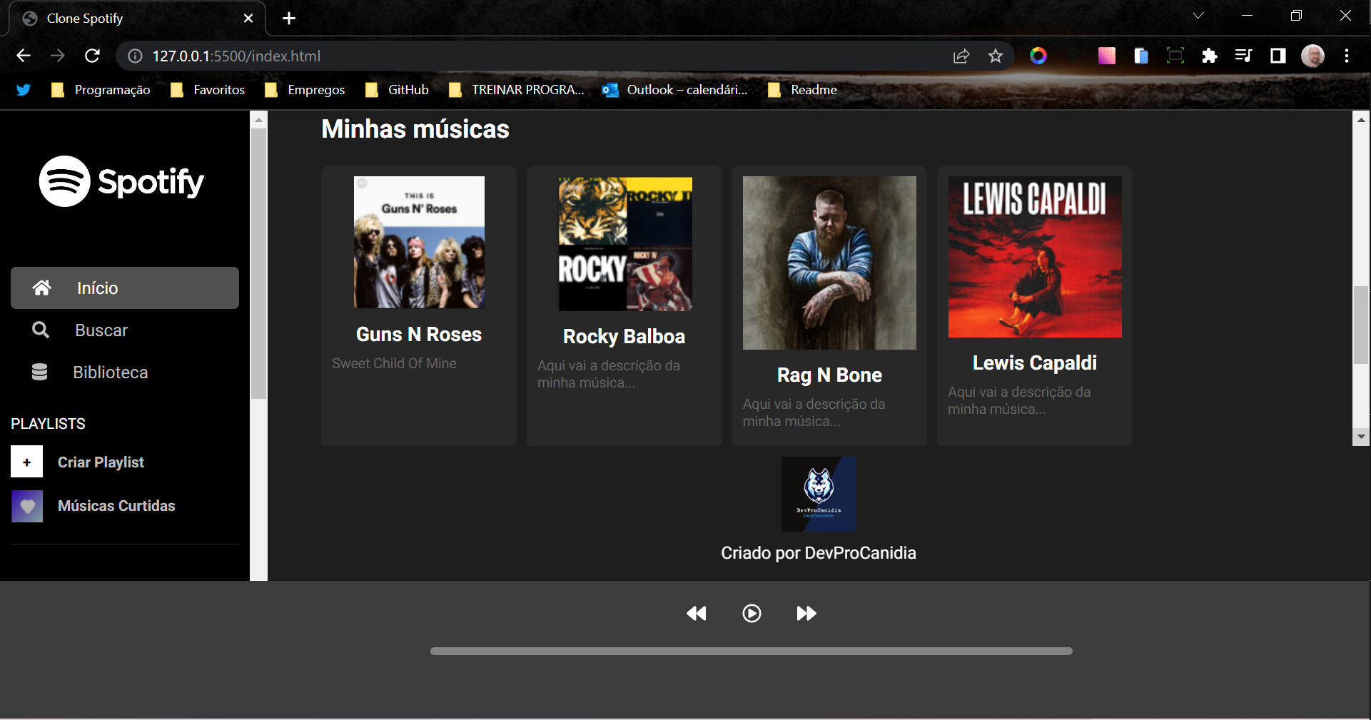 GitHub - DevProCanidia/Projeto_12_clone_spotify
