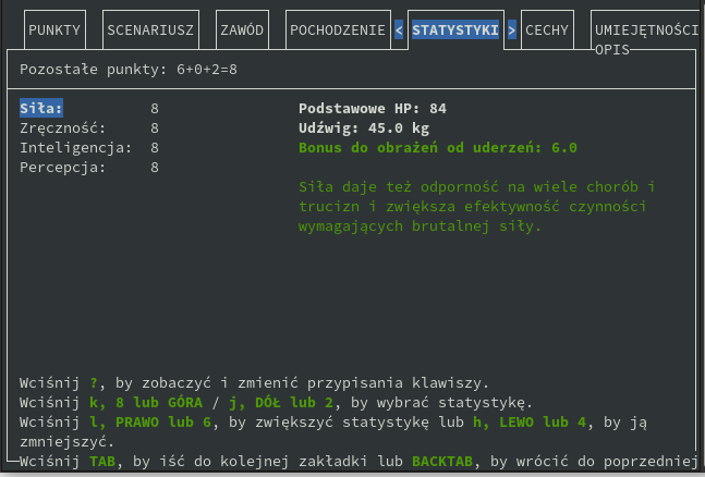 Character creation - Stats tab - UI audit · Issue #58260 · CleverRaven ...