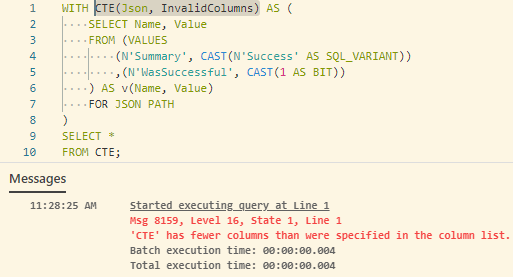 FOR JSON PATH throws off syntax validation in query editor · Issue #12 · microsoft/SqlParser ...