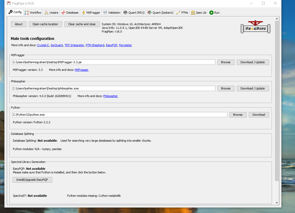 Unable to read timsTOF Data · Issue #429 · Nesvilab/FragPipe · GitHub