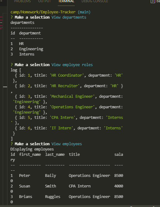 GitHub - karmadog72/Employee-Tracker: A way to track employees