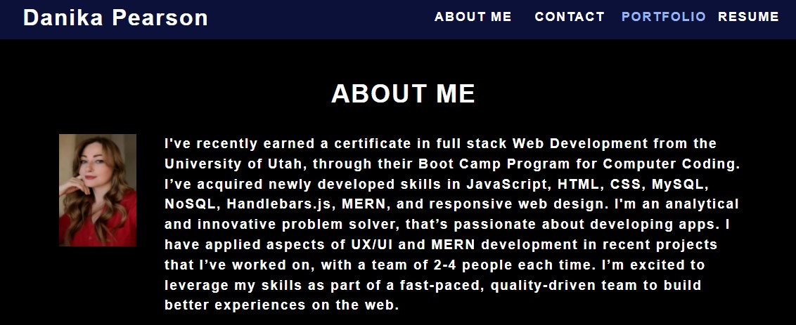 GitHub - karmadog72/danika-pearson-portfolio